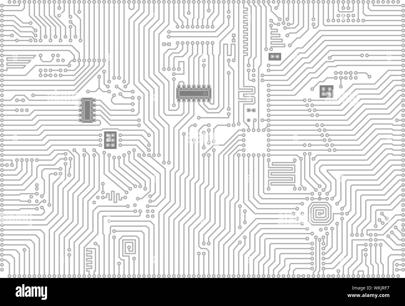 Hi-tech gray and white industrial electronic background Stock Photo - Alamy