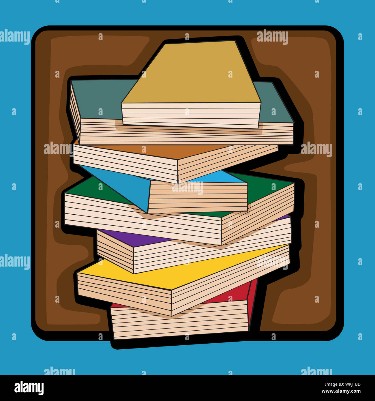 Stacks Of Books Clip Art