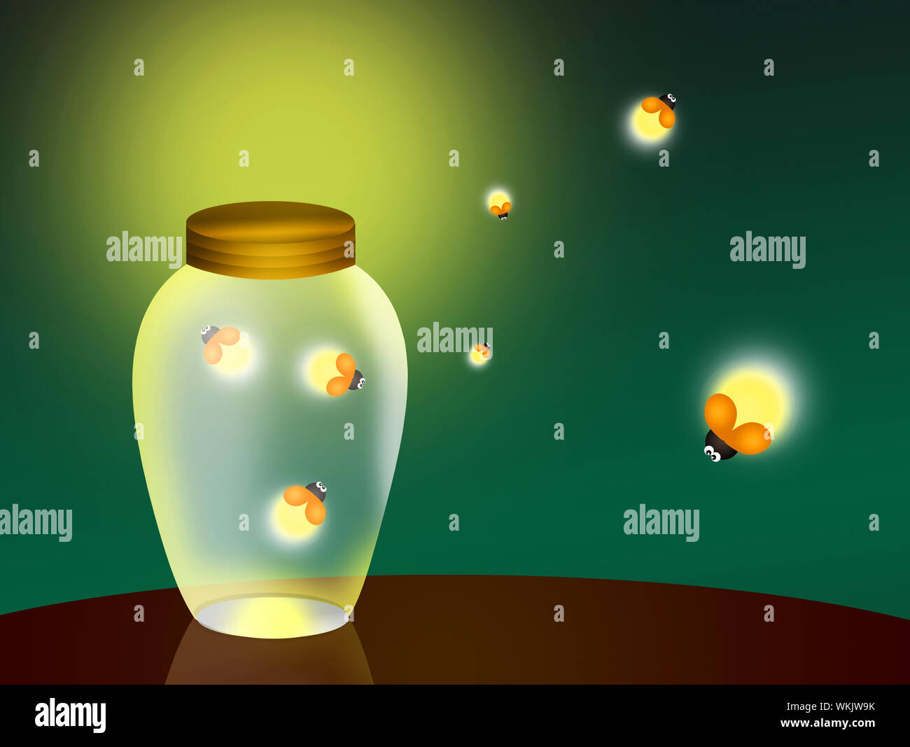Fireflies and stars hi-res stock photography and images - Alamy