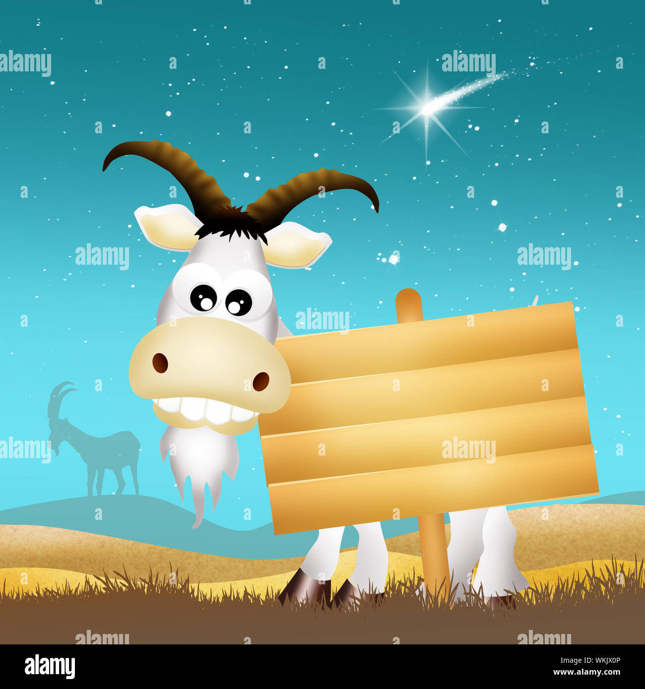 year of the goat Stock Photo - Alamy