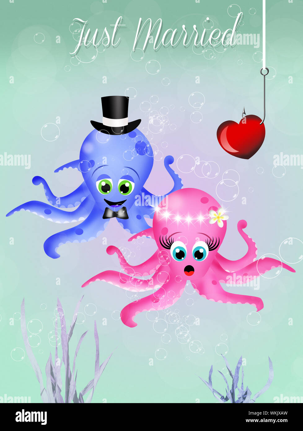 Octopus Cartoon High Resolution Stock Photography and Images - Alamy