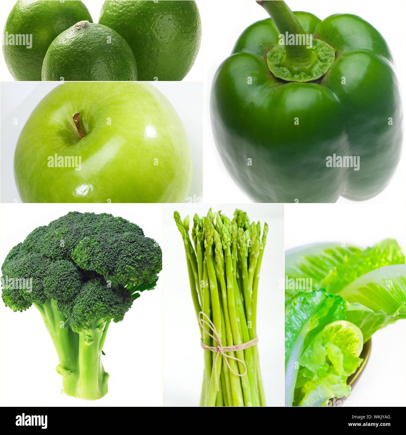 Green collage hi-res stock photography and images - Alamy