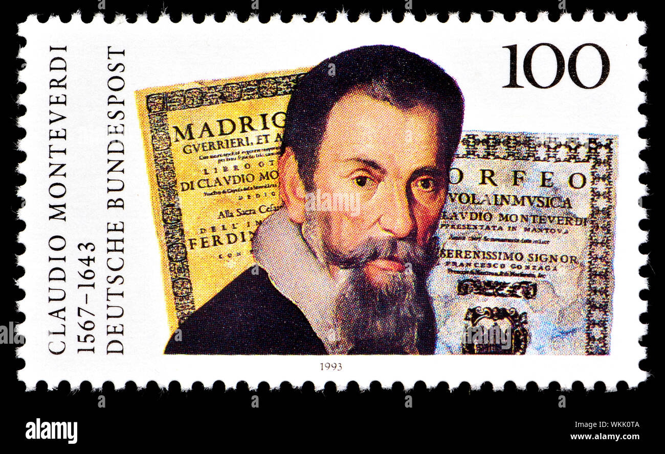 Claudio Monteverdi Italian Composer High Resolution Stock Photography ...