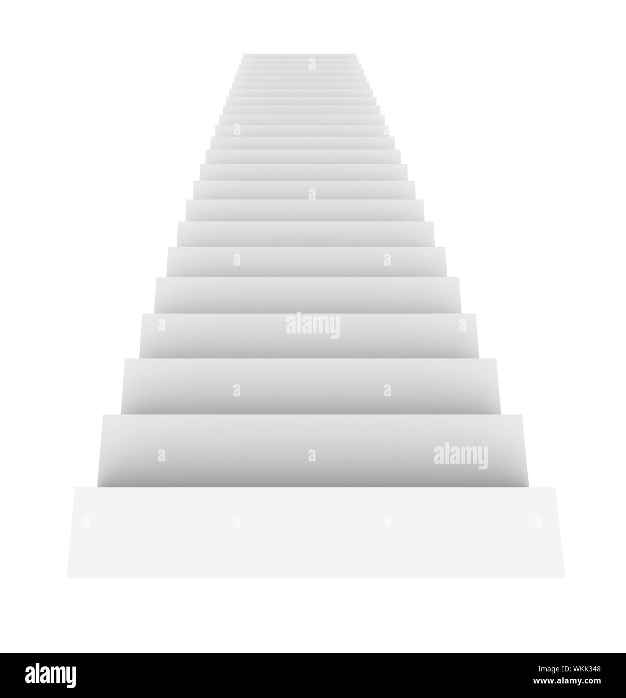 Staircase. Isolated render on the white background Stock Photo - Alamy