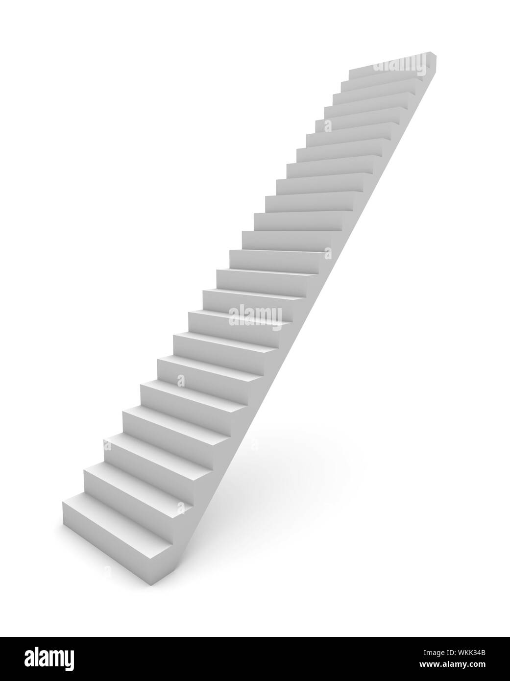 Staircase. Isolated render on the white background Stock Photo - Alamy