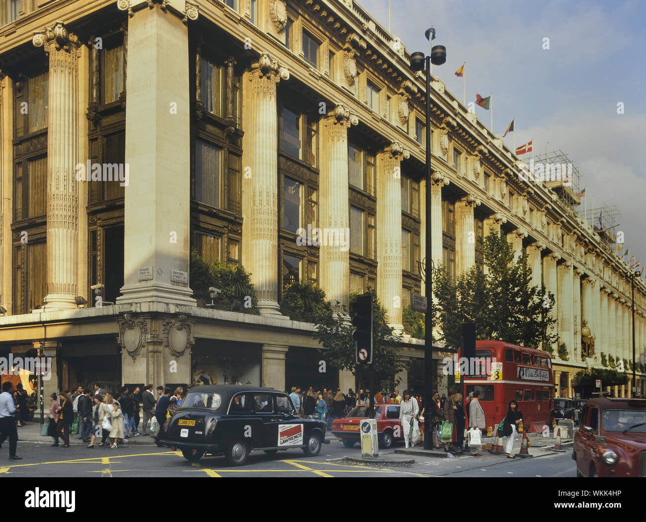 Selfridges department store, Oxford Street, London, England, UK. Circa ...