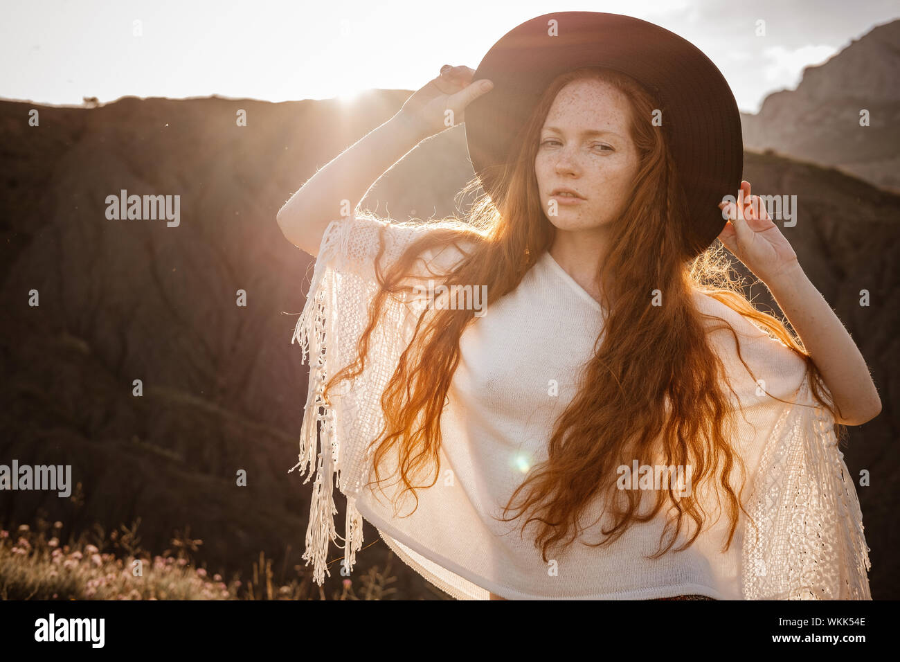 Redhead hippies hi-res stock photography and images - Alamy