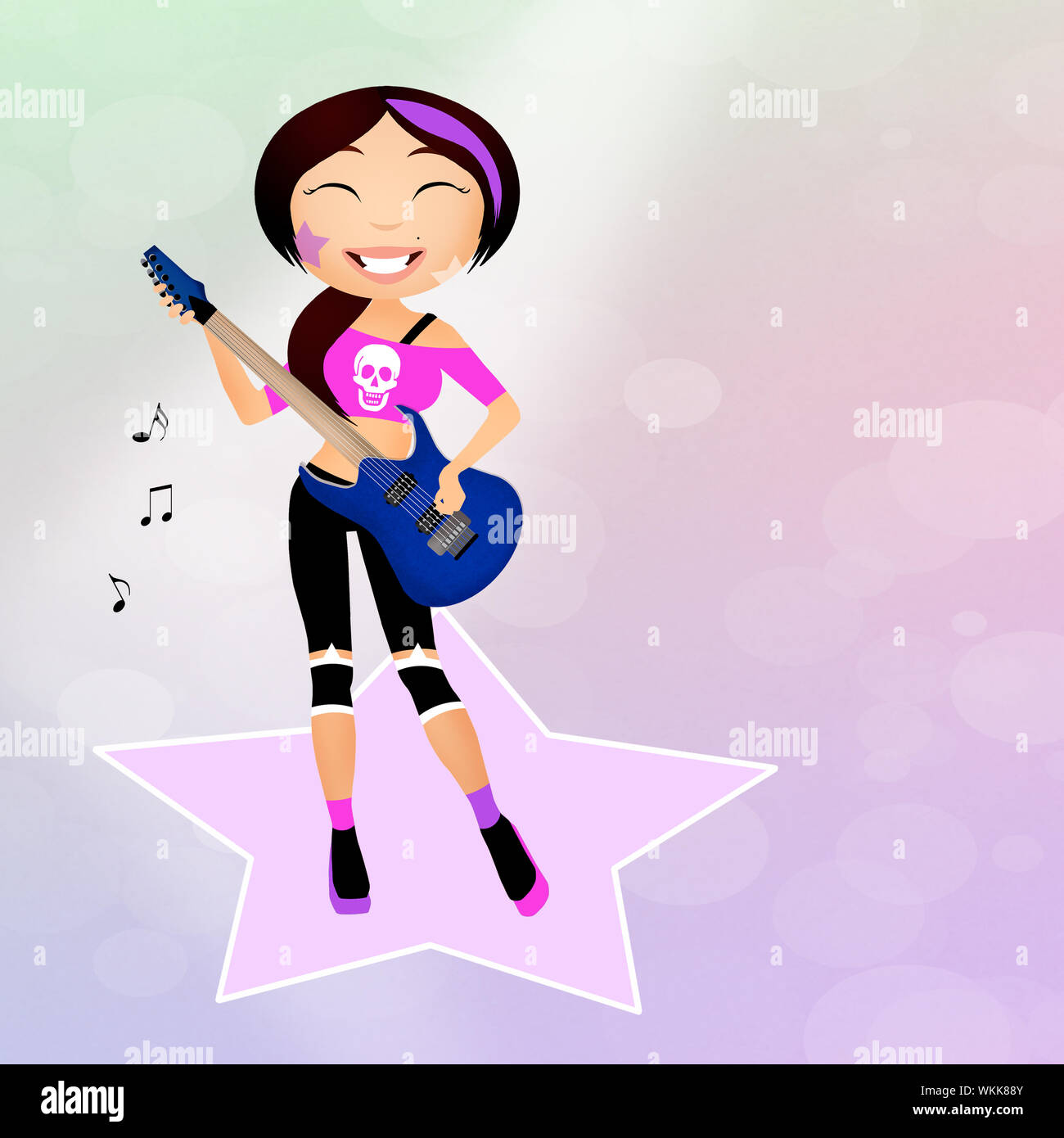 Rock Singer Cartoon Stock Photos & Rock Singer Cartoon Stock Images - Alamy
