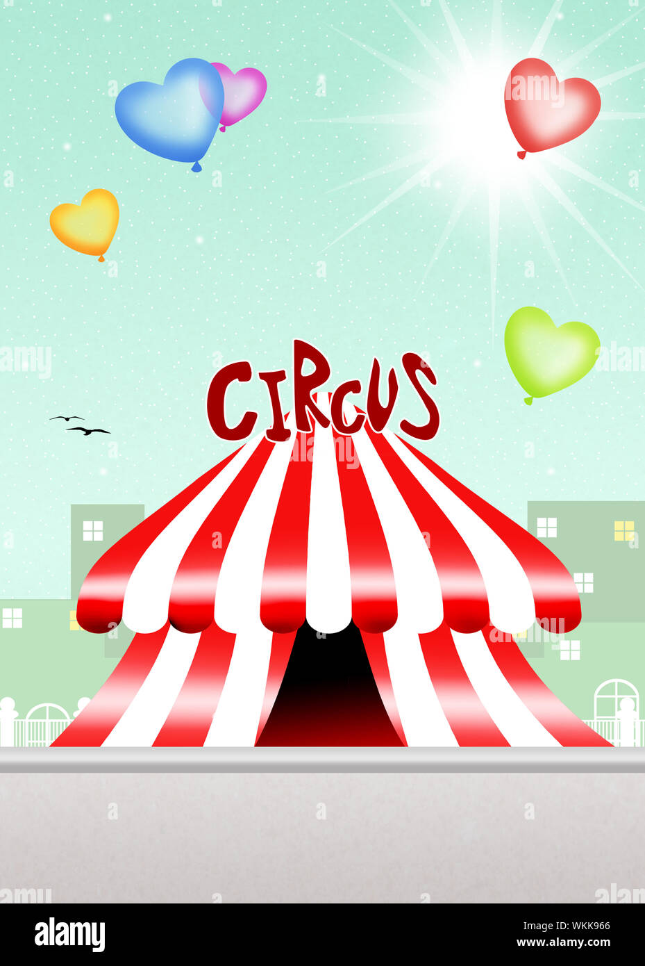 Clown Circus Balloons High Resolution Stock Photography and Images - Alamy