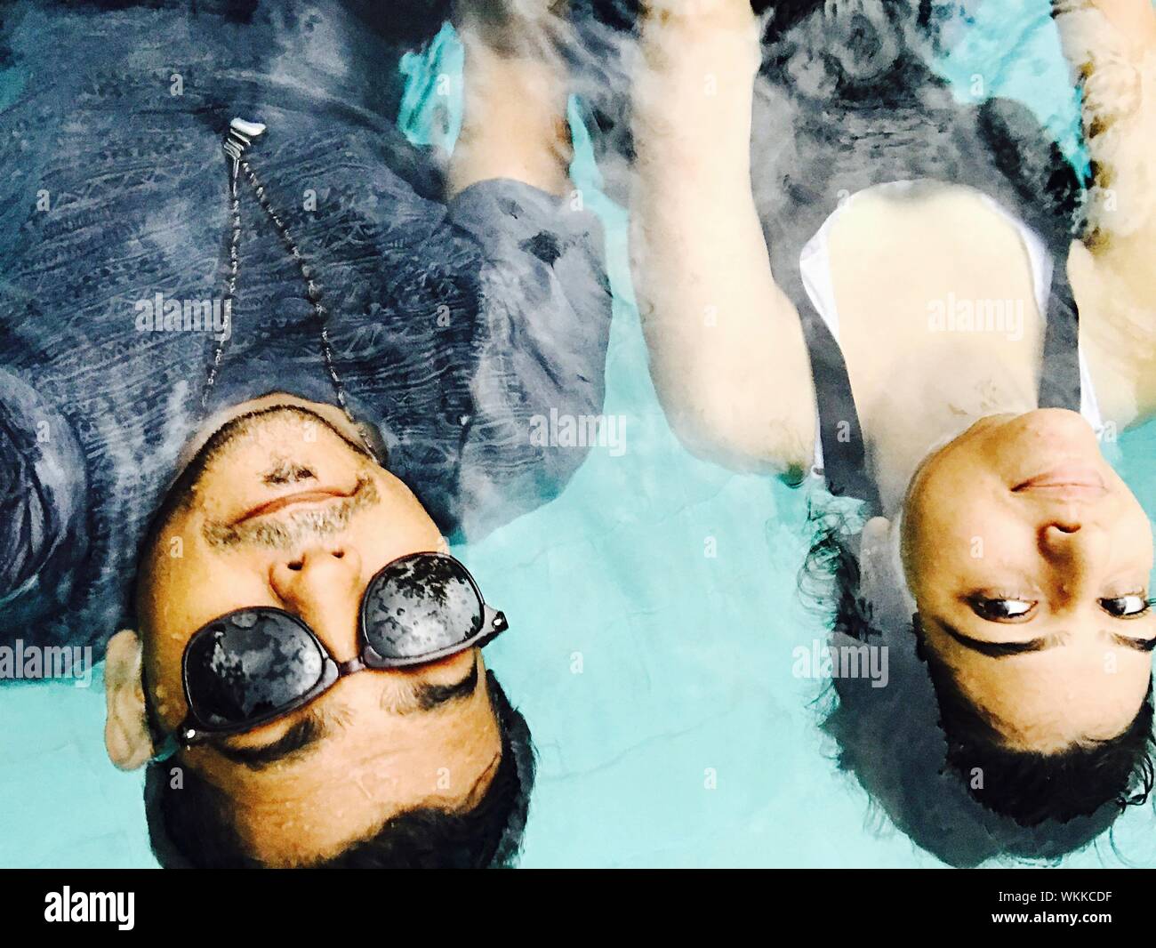 Portrait two men swimming in hi-res stock photography and images - Alamy