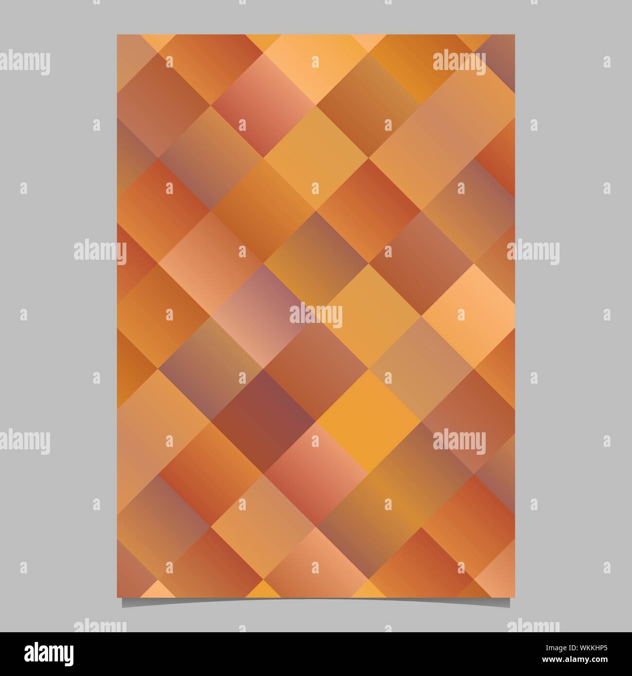 Modern geometrical diagonal square page template - abstract vector ...