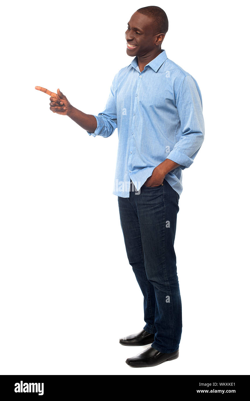 African man showing middle finger Cut Out Stock Images & Pictures - Alamy