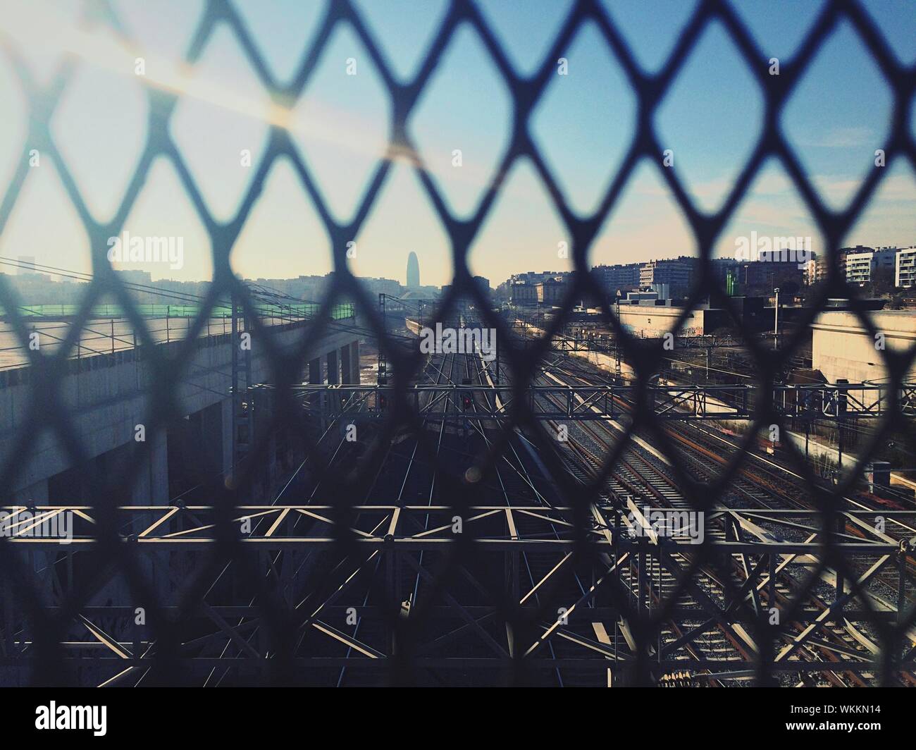 Railroad Fence High Resolution Stock Photography and Images - Alamy