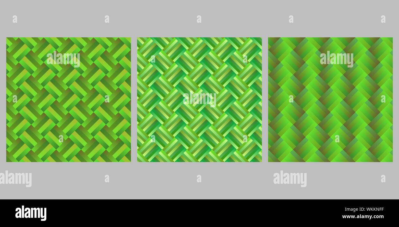 Geometrical stripe pattern background design set - abstract vector graphic from diagonal ...