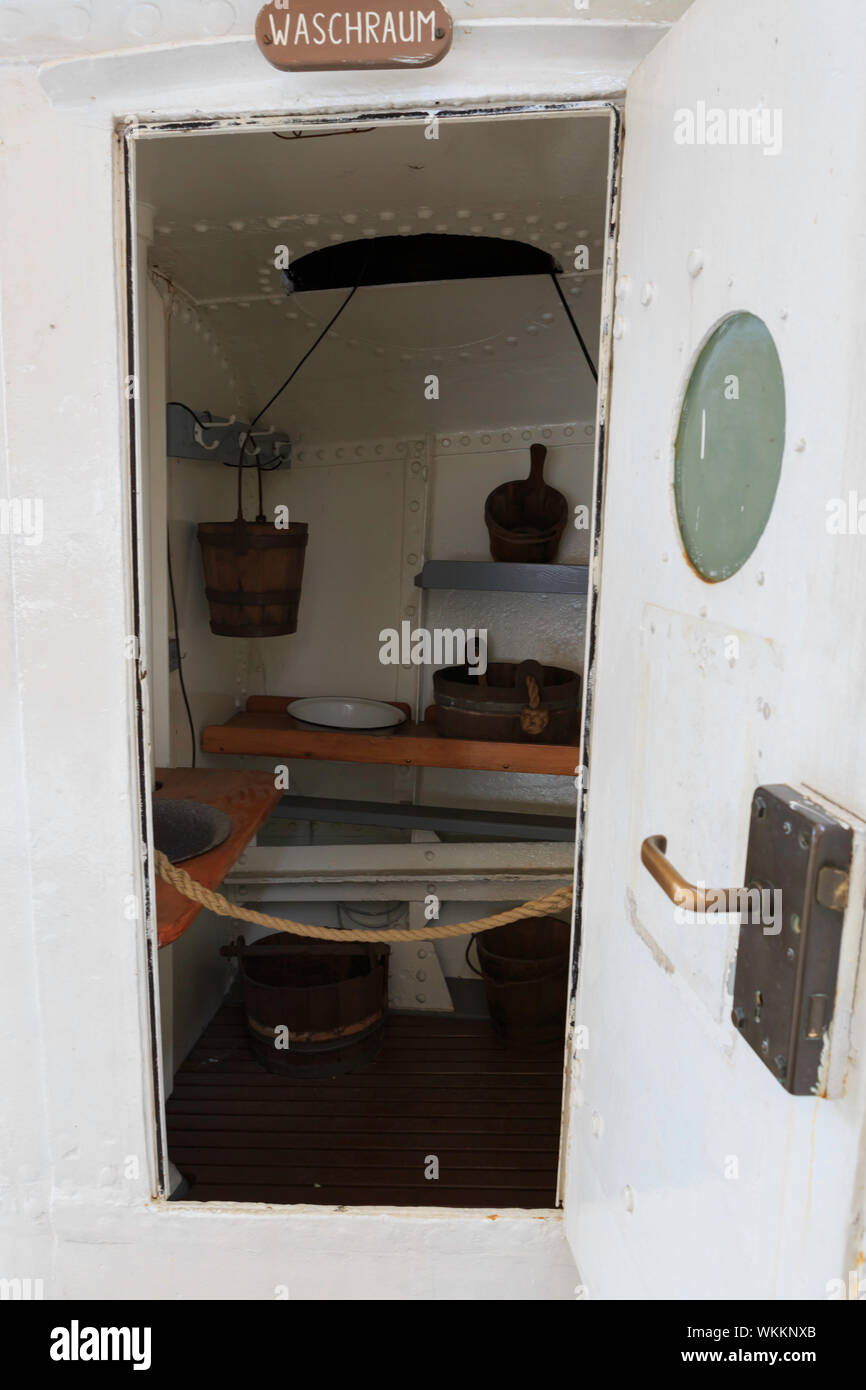 Hamburg,Germany,9,2014;Interior of an old sailing ship turned into a ...