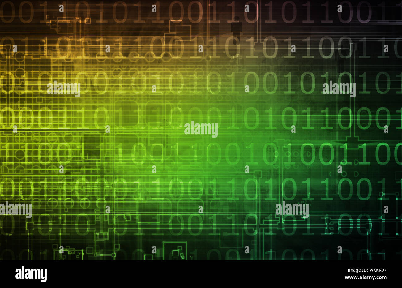Binary Technology as a Abstract Background Art Stock Photo - Alamy