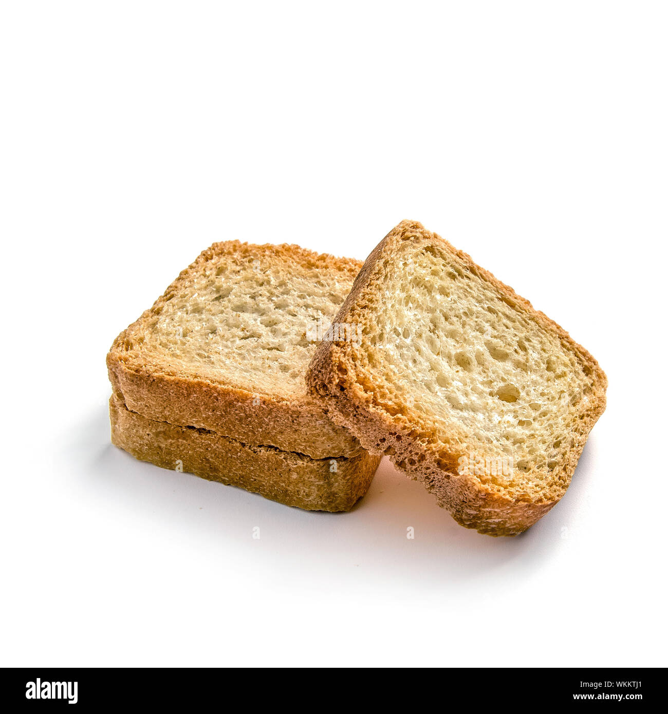 Broken toast bread Cut Out Stock Images & Pictures - Alamy
