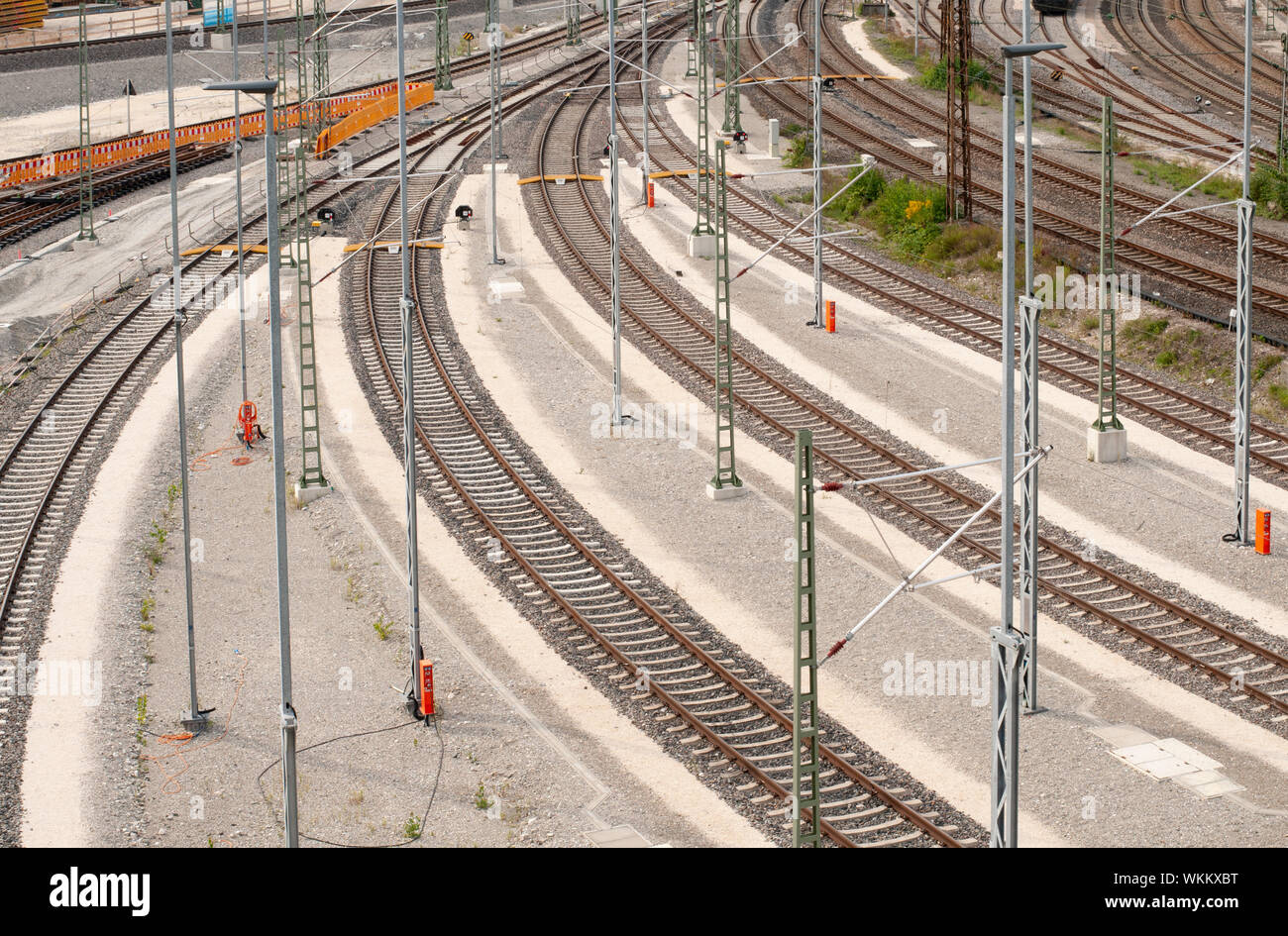 Curvy train tracks hi-res stock photography and images - Alamy