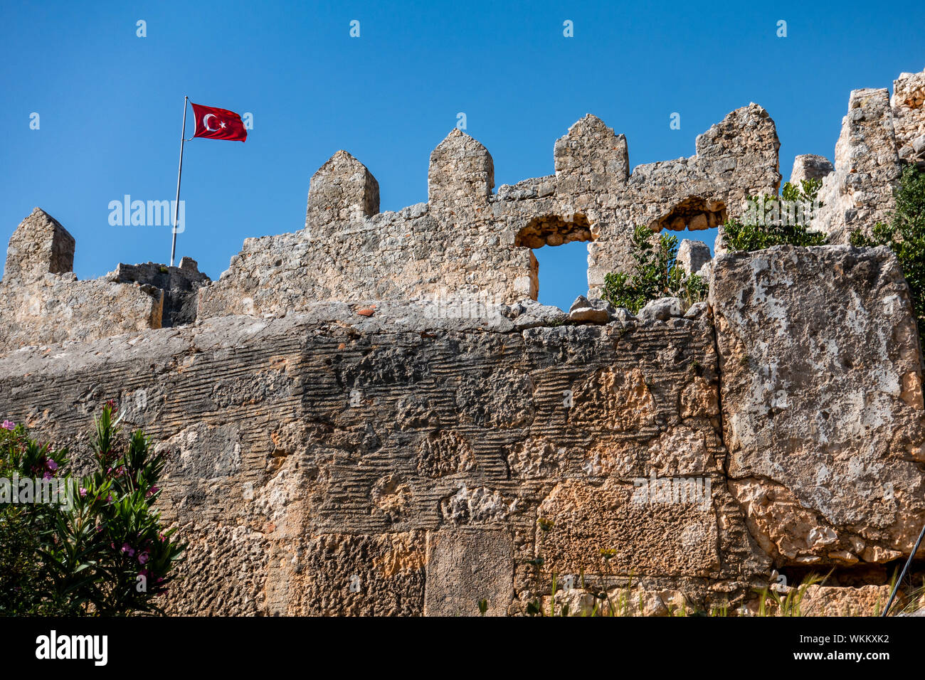 Kalekoy Castle in Kalekoy, Turkey Stock Photo - Alamy