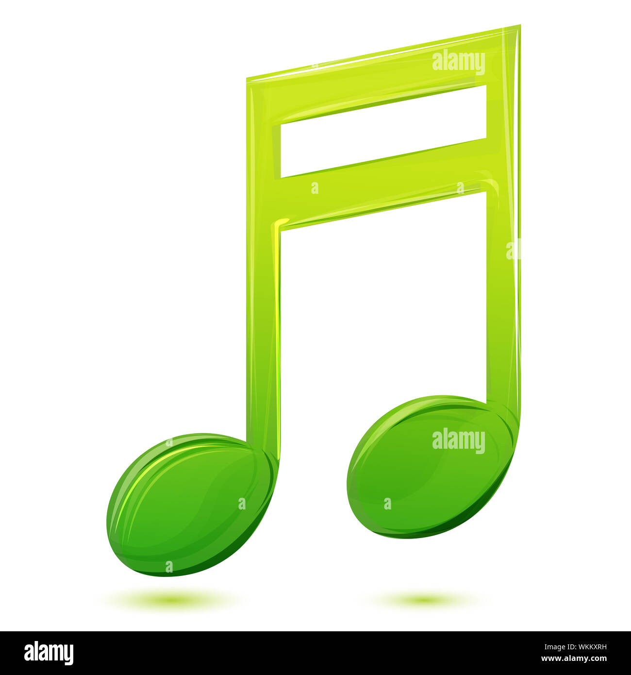illustration of musical text on white background Stock Photo - Alamy