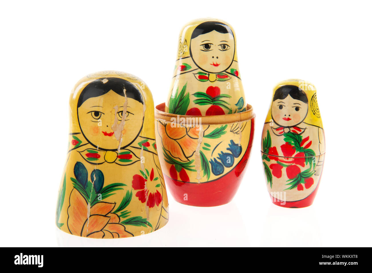 Old babushka dolls hi-res stock photography and images - Alamy
