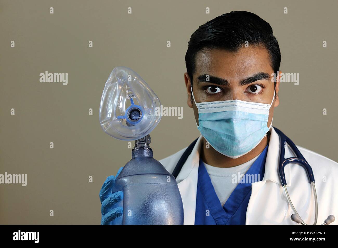 Indian doctor mask hi-res stock photography and images - Alamy