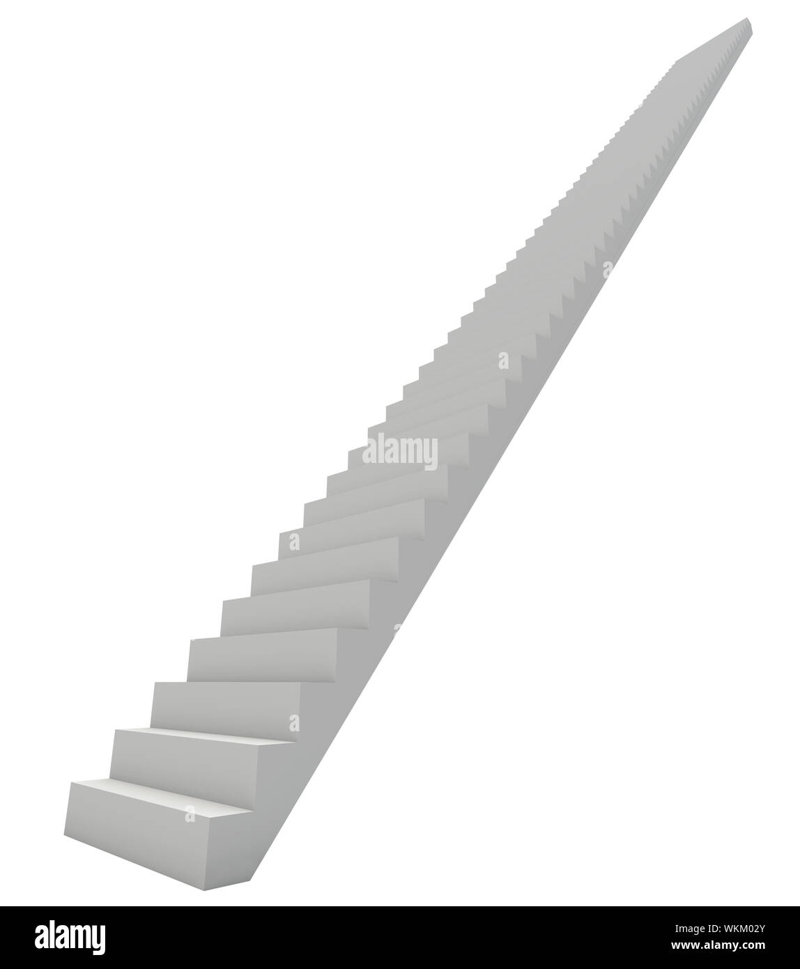 Staircase. Isolated render on the white background Stock Photo - Alamy