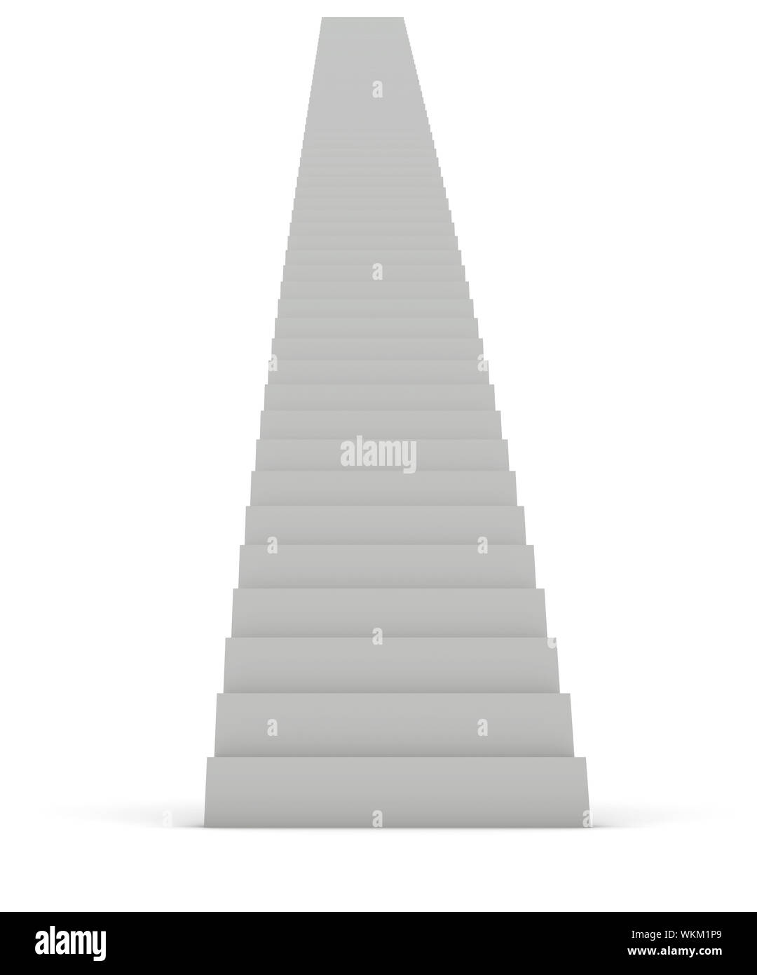 Staircase. Isolated render on the white background Stock Photo - Alamy