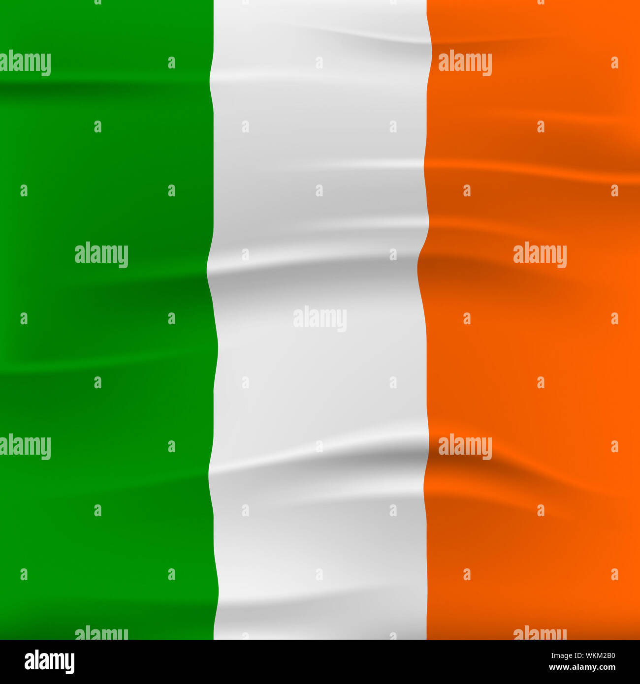 Ireland Flag Meaning Nation Irish And Patriot Stock Photo - Alamy