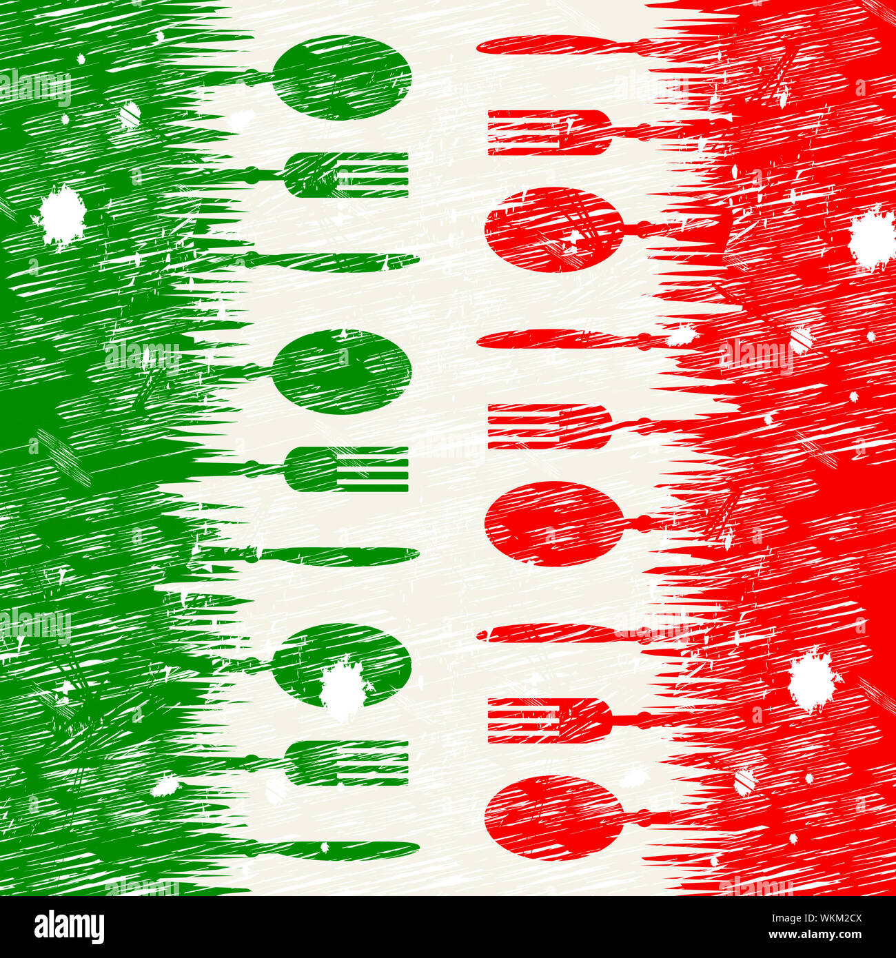 Italian Food Indicating Eatery Culinary And Restaurants Stock Photo - Alamy