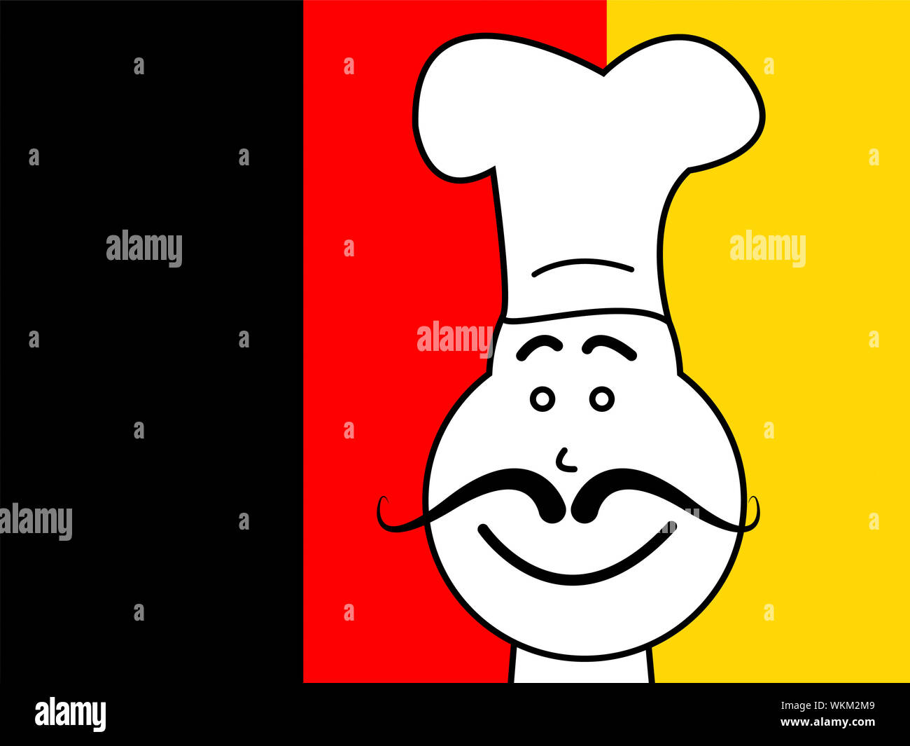 Germany Chef Meaning Cooking In Kitchen And Chefs Whites Stock Photo ...