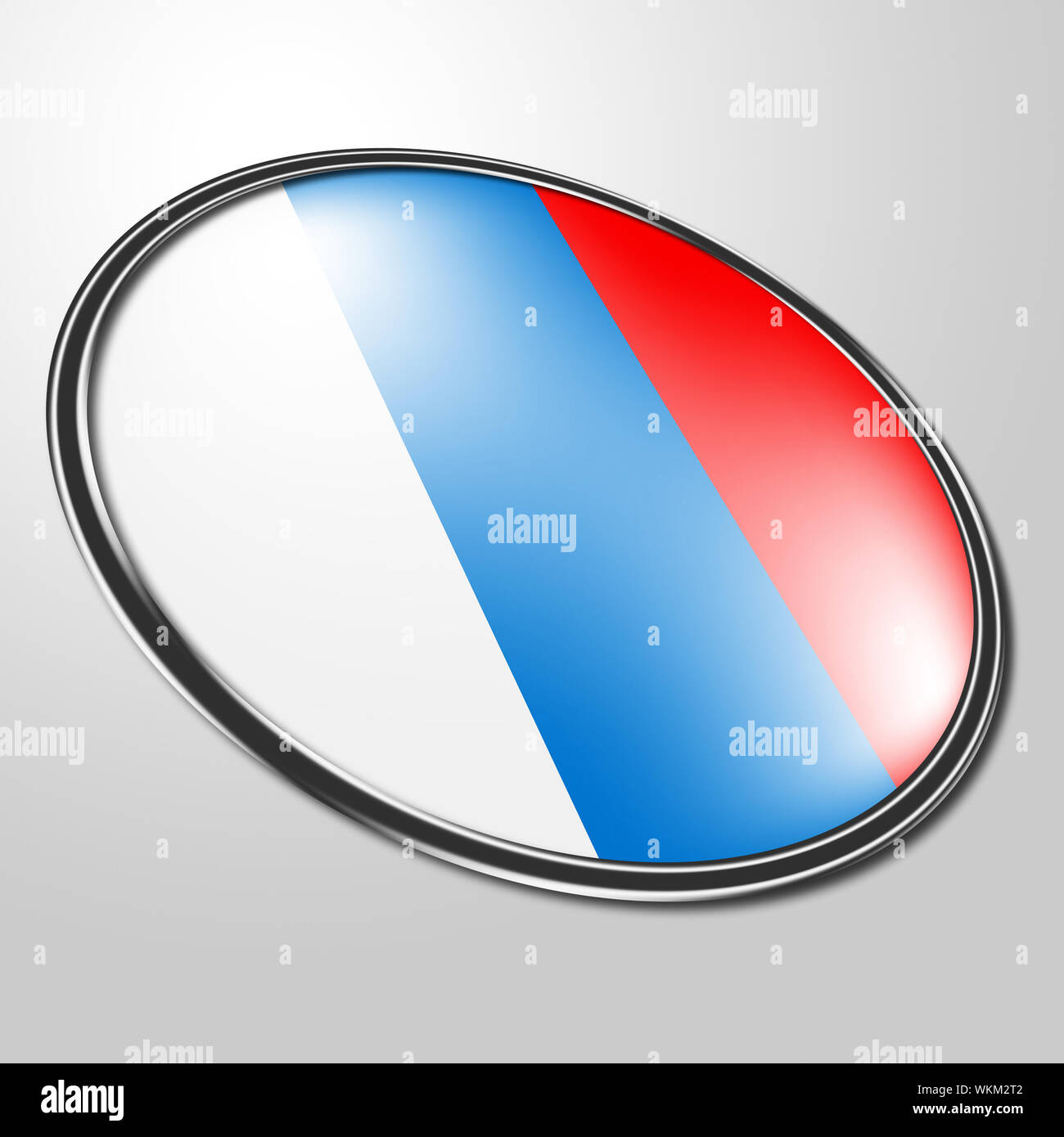 Russian Badge Indicating National Flag And Destination Stock Photo - Alamy