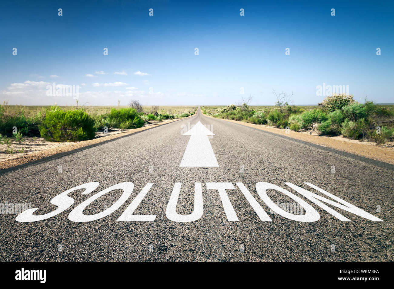 Solution word cloud image hi-res stock photography and images - Alamy