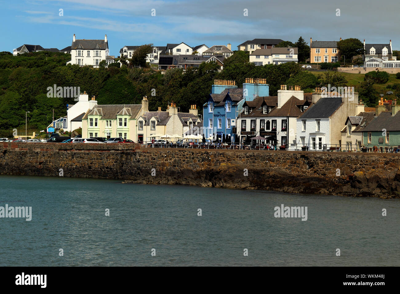 Waterfront, Portpatrick, Dumfries & Galloway, Scotland, UK Stock Photo ...
