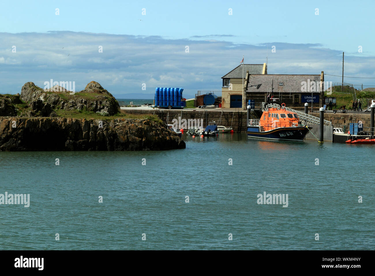 RNLI Lifeboat Station, Portpatrick, Dumfries & Galloway, Scotland, UK ...