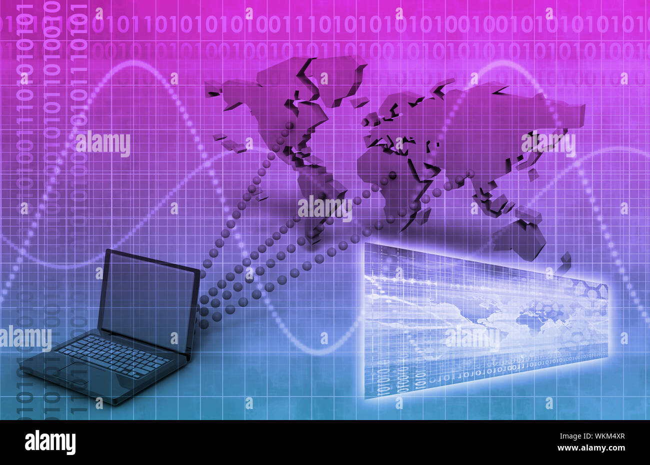 Digital Marketing System Online for the World Stock Photo - Alamy