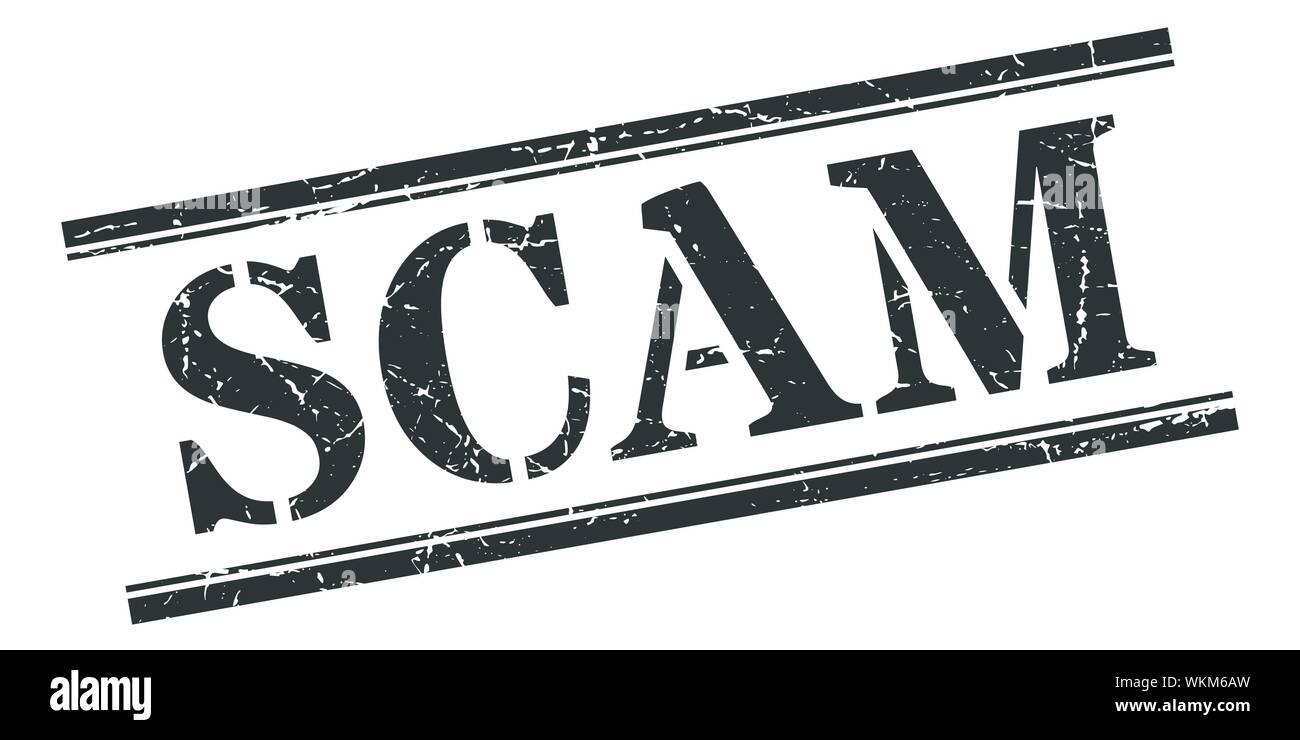scam stamp. scam square grunge sign. scam Stock Vector Image & Art - Alamy