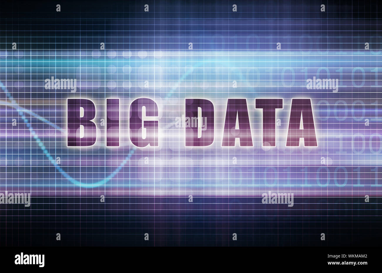 Digital data concept glowing lines hi-res stock photography and images ...