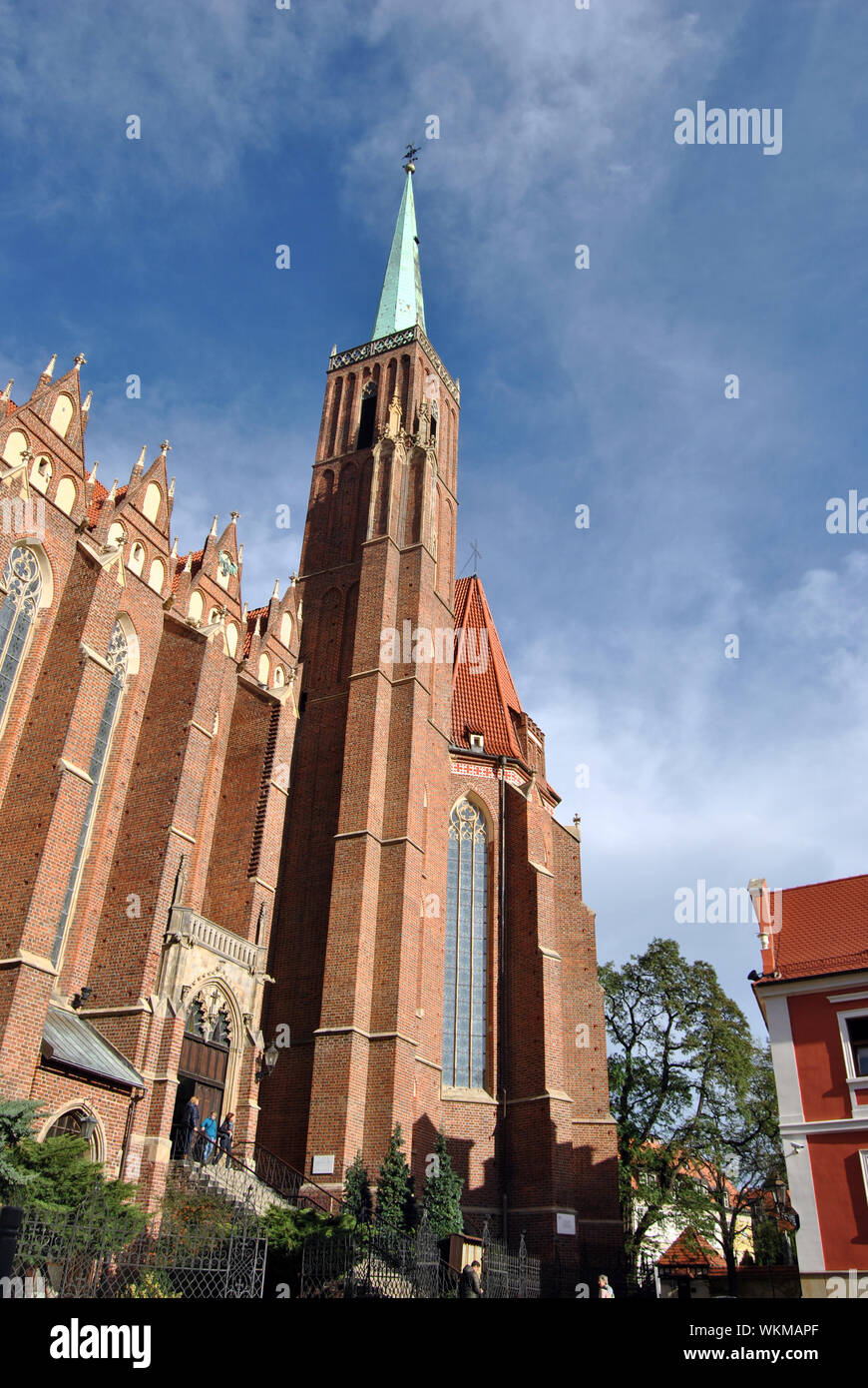 Wroclaw, Poland. Holy Cross church Stock Photo - Alamy