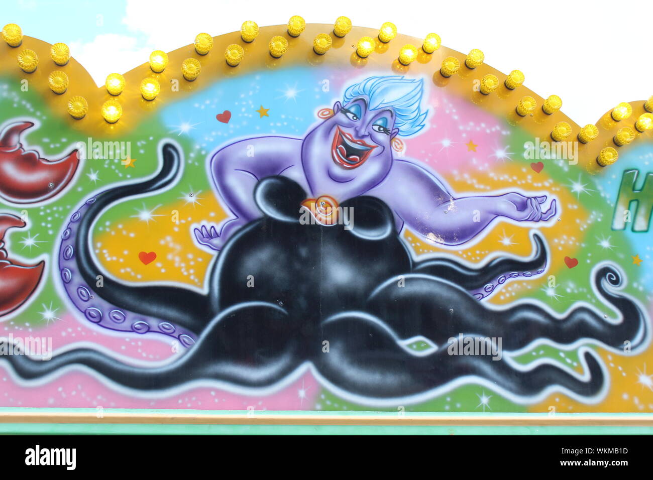 Ursula little mermaid ride hi-res stock photography and images - Alamy