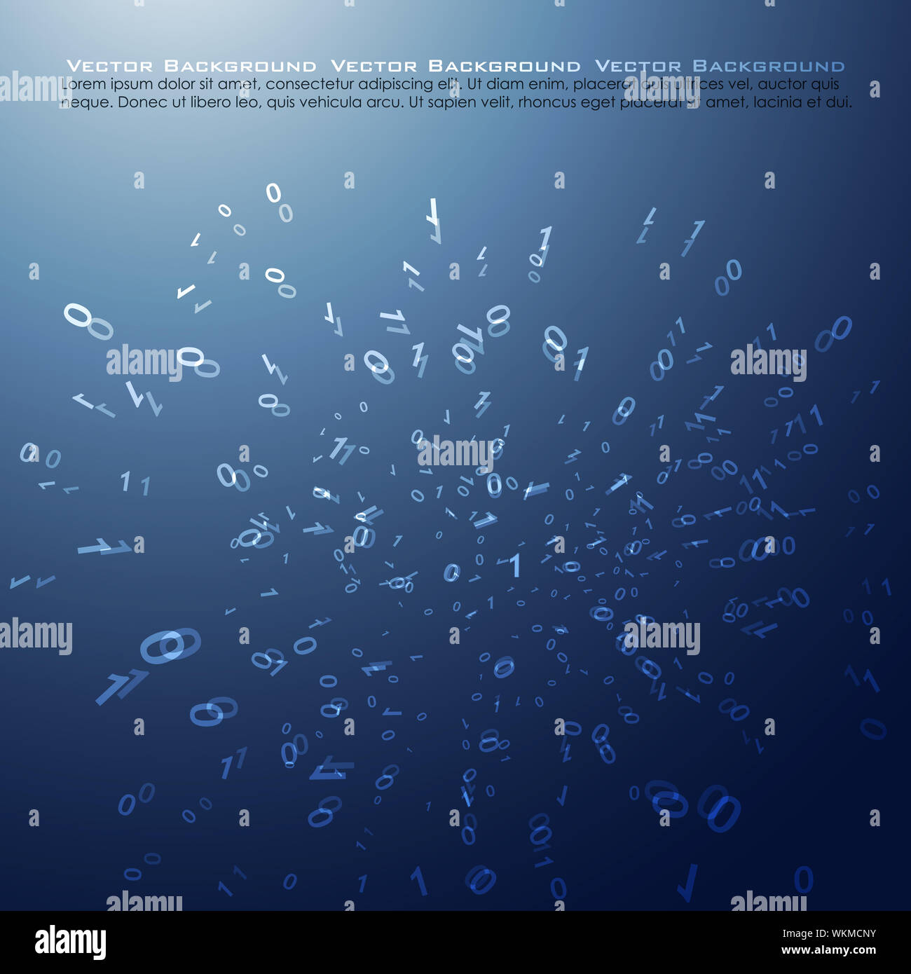 illustration of abstract binary background Stock Photo - Alamy