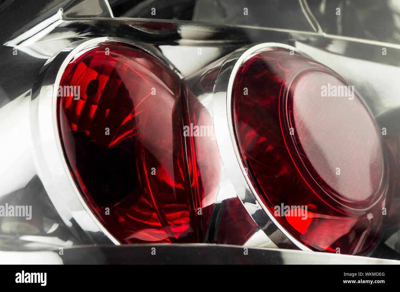 Rear automobile lamp detail, studio shoot Stock Photo - Alamy