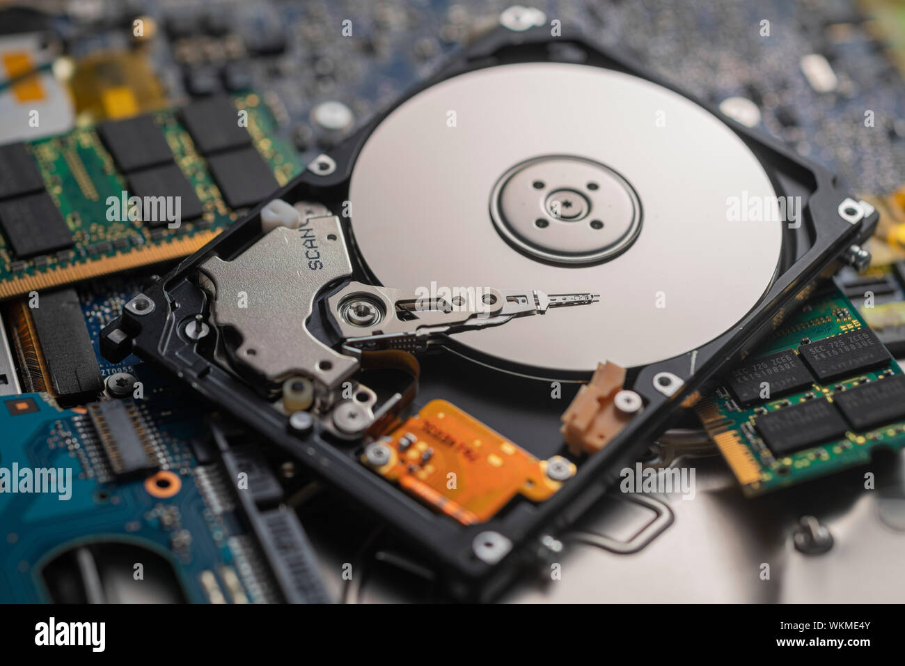 Laptop Hard Drive Stock Photo - Alamy