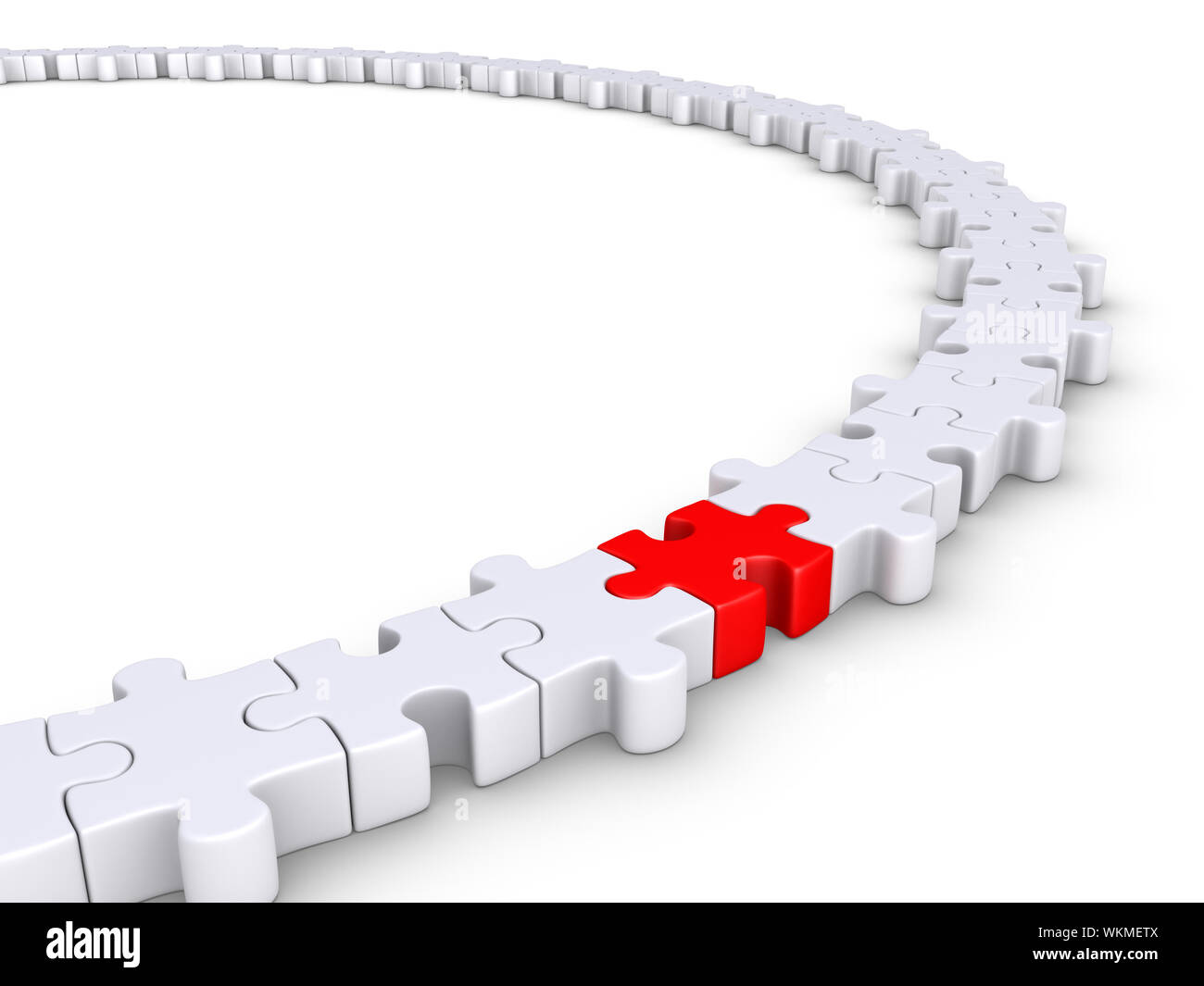 Render jigsaw puzzle circle hi-res stock photography and images - Alamy