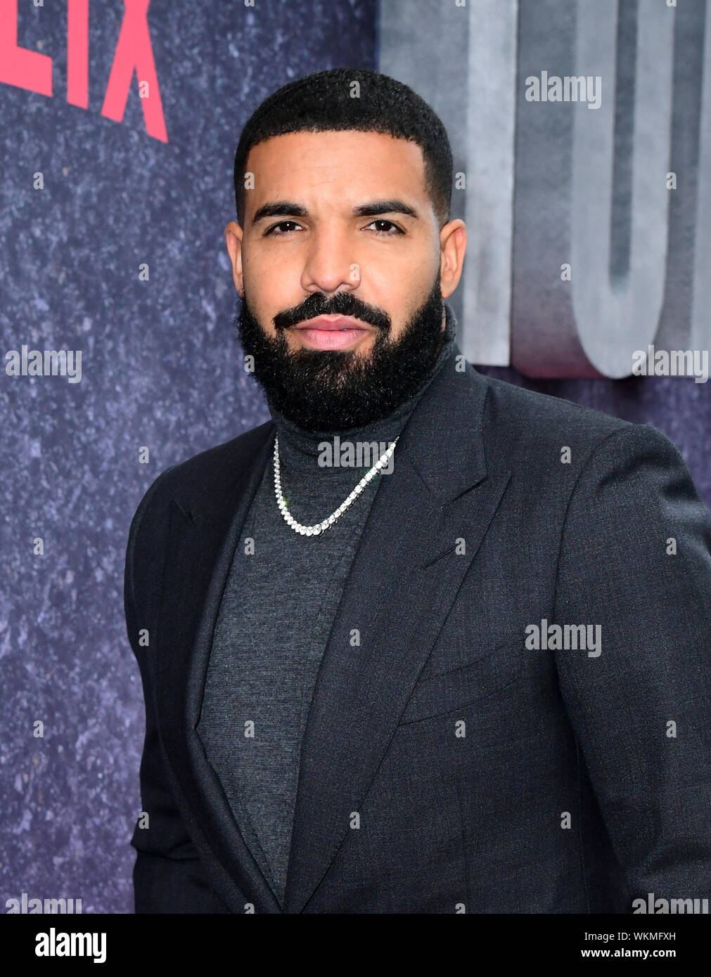 Drake attending uk premiere top boy hackney picturehouse hi-res stock ...