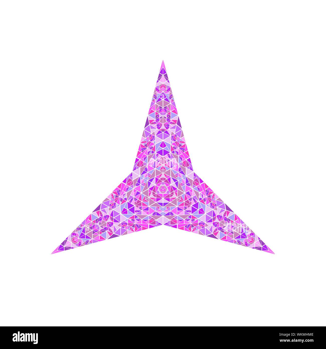 Star ornament of triangles Stock Vector Images - Alamy