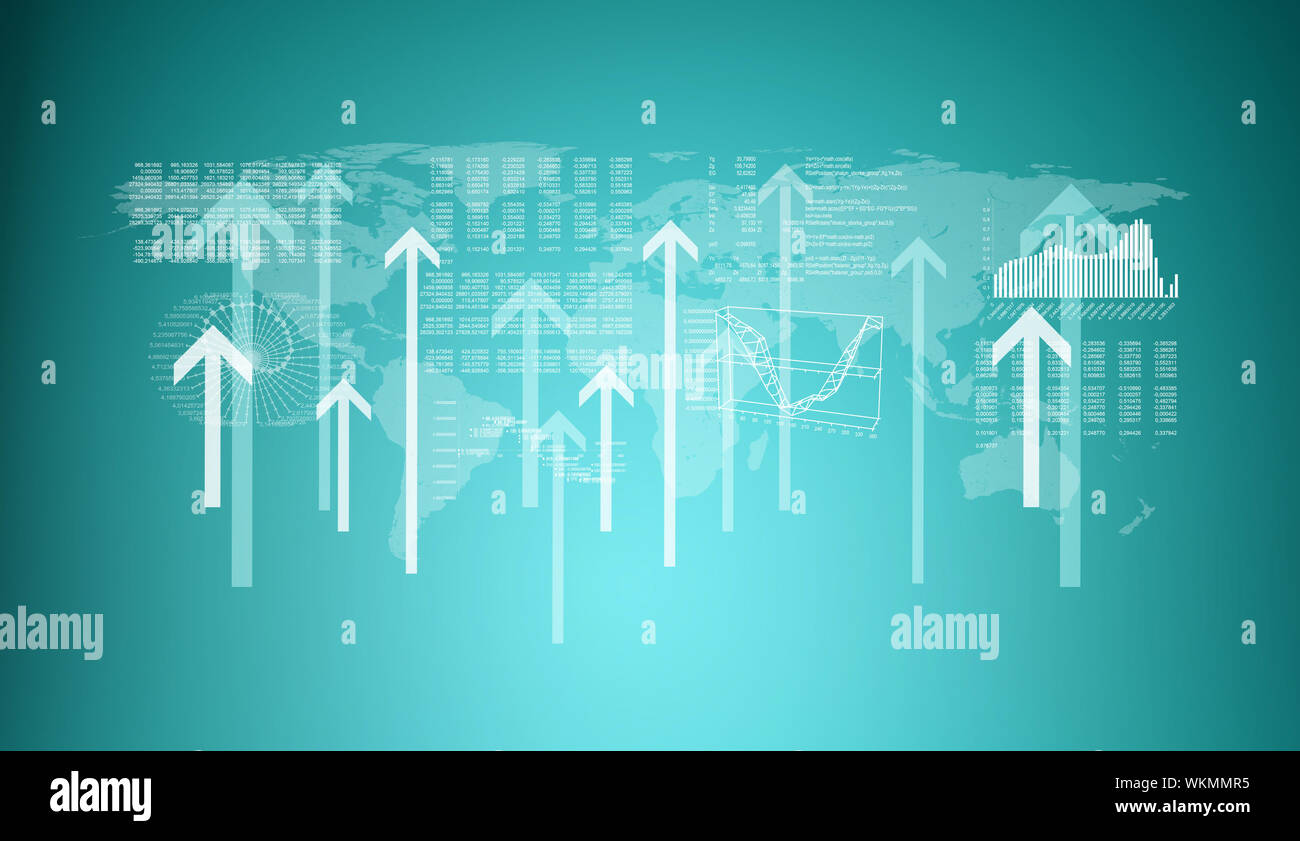Graphs, world map and arrows. Business concept Stock Photo - Alamy Graphs, world map and arrows. Business concept Stock Photo - Alamy