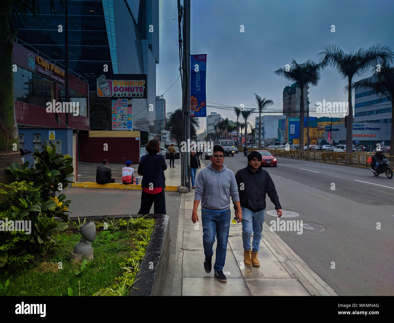 streets of the Peruvian capital Lima Peru Stock Photo - Alamy