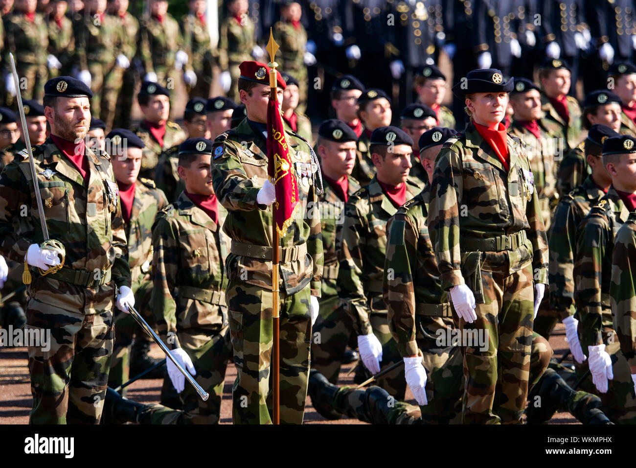 Welcoming ceremony for the new pupils at French Military Health School ...