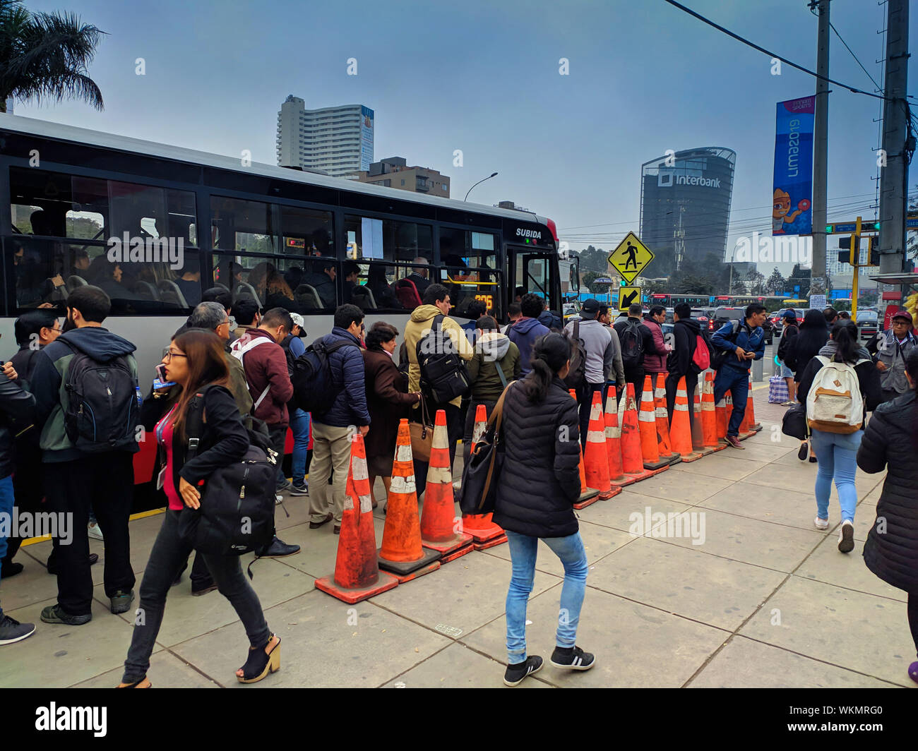 streets of the Peruvian capital Lima Peru Stock Photo - Alamy